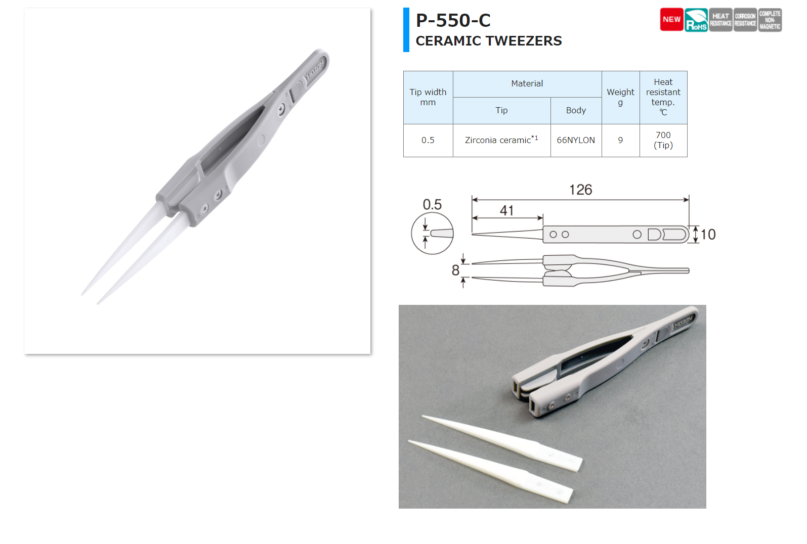 Ichiban Precision Sdn Bhd - Hozan - Hozan Ceramic Tweezer
